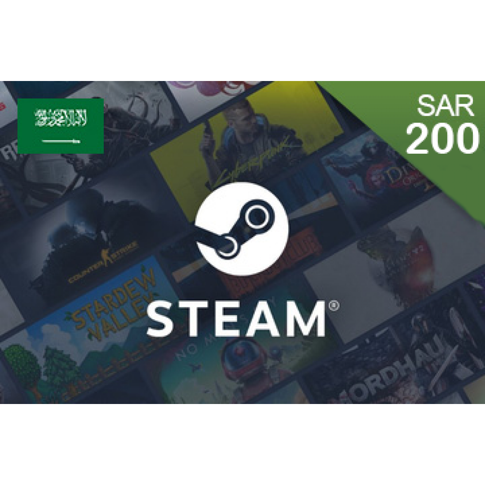 Steam Wallet Card - KSA - 200 SAR